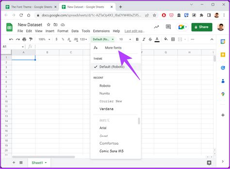 How To Change Default Font In Google Sheets Easy Ways Guiding Tech