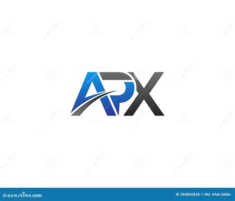 Creative APX Letter Initial Logo Design Stock Vector Illustration Of Concept Symbol