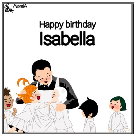 Happy Birthday Isabella Coloring Page