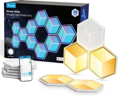 Govee Glide Hexagon Light Panels Ultra 3d Wall Lights With Diy Rgbic