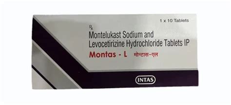 Montas L Tablet Packaging Size 1010 Tablets At Rs 70pack In New