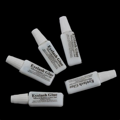 5 PCS 2ml Portable False Eyelashes Glue Eyelash Extension Adhesive ...