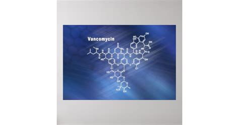 Vancomycin Antibiotic Poster Zazzle