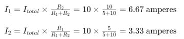 Current Divider Circuits And Effective Use Of The Divider Formula