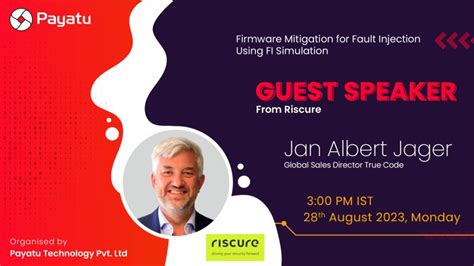 Payatu On Linkedin Webinar Firmwaresecurity Faultinjection