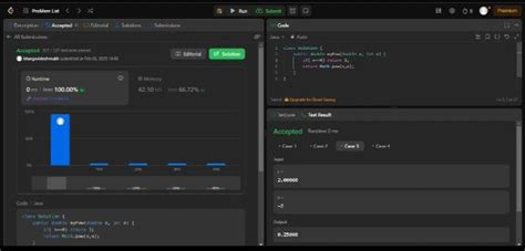 leetcodejourney powerfunction math dsa problemsolving keepcoding