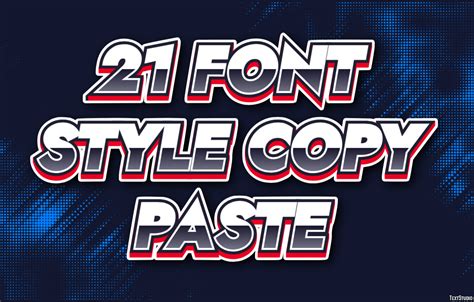21 Font Style Copy Paste Text Effect And Logo Design Font