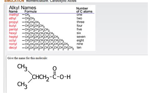 Solved Give The Name For This Molecule