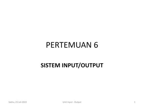 Ppt5 Sistem Input Outputpptx