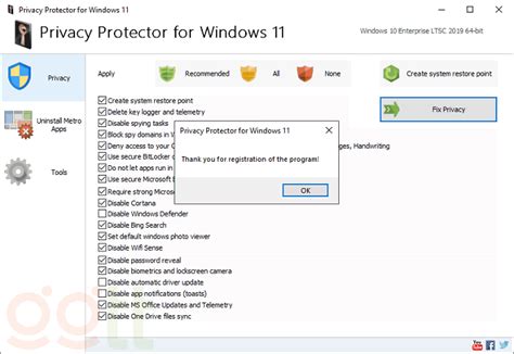 privacy protector for windows 11 key bản quyền miễn phí
