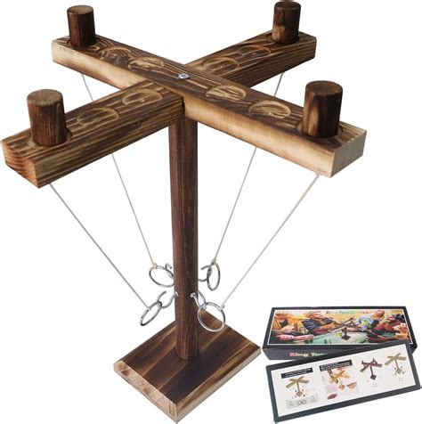 Hooks Ring Toss Game Soarfly Four People Toss Hook Throwing
