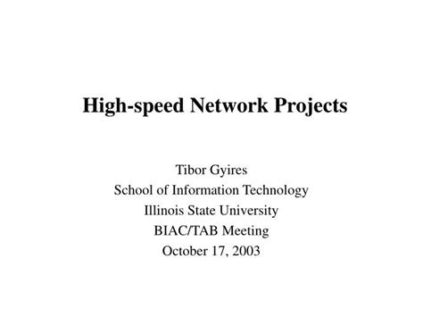 Ppt Next Gen High Speed Network Projects For Collaboration Powerpoint Presentation Id1030241