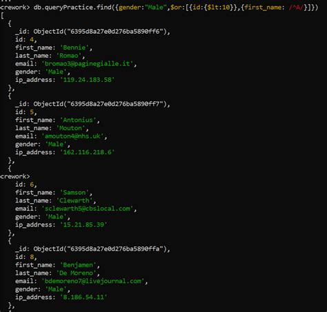 GitHub DEV SHUKLA GITHUB Mongodb QueryPractice