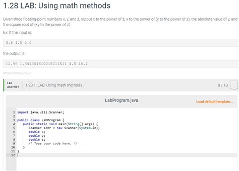 Answered 128 Lab Using Math Methods Given Bartleby