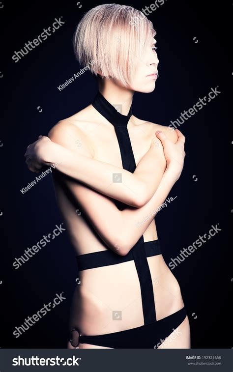 Portrait Extravagant Naked Model Boyish Makeup Stock Photo Shutterstock