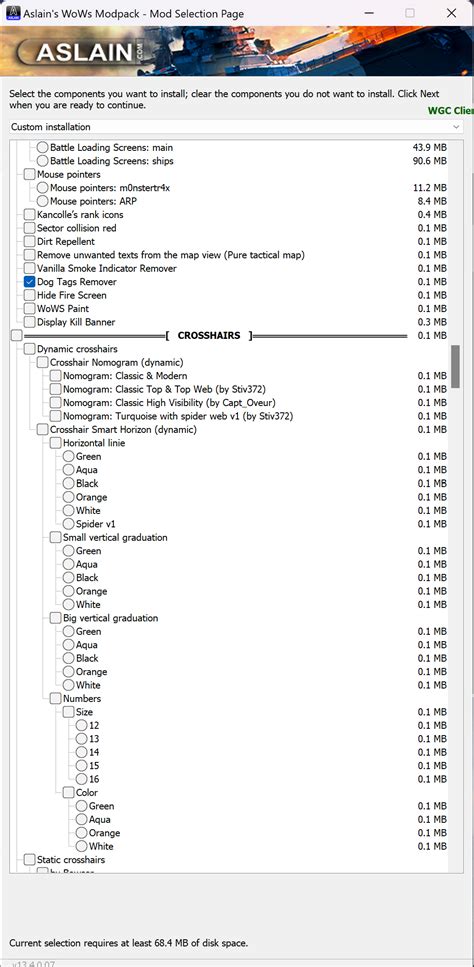 No NEXT Button Can T Complete Mods Selection Issues Bug Reporting Aslain