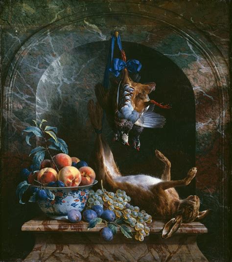Natura Morta Con Selvaggina Morta In Una Nicchia Di Marmo 1706