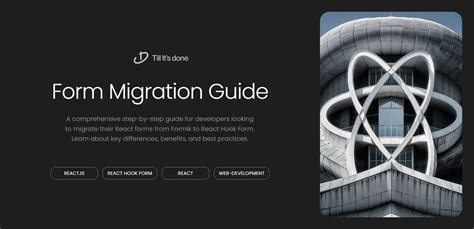 Migrate Formik To React Hook Form Guide