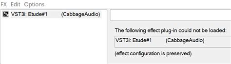 cabbage plugin does not load in reaper solved cabbage recipes