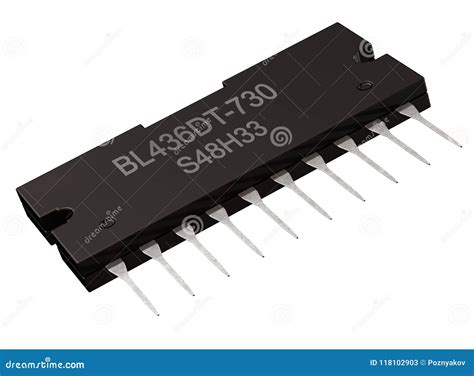 Integrated Circuit Of Digital Computer Parts Logic Electronic Micro Chip Artificial