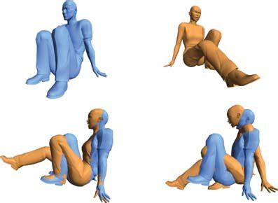 Matching A Model Of A Man And A Model Of A Woman In Different Poses In Download Scientific