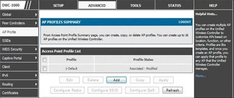 ¿cómo aplico la nueva configuración en mis punto de acceso usando el