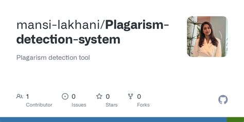 Github Mansi Lakhani Plagarism Detection System Plagarism Detection Tool