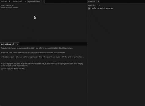Eguidock — Rust Gui Library Librs