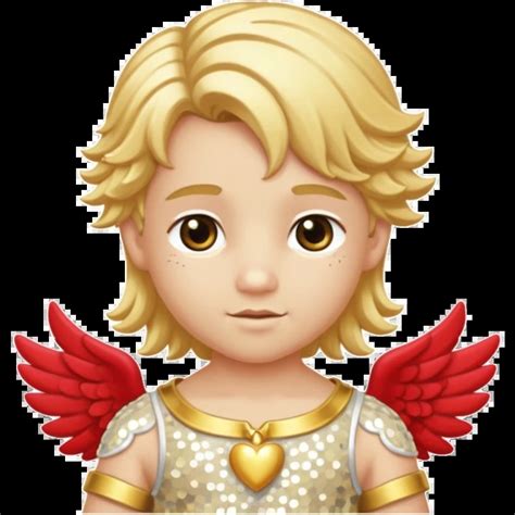 Cupid God Of Love From Gods And Goddesses With Long Golden Blonde Hair