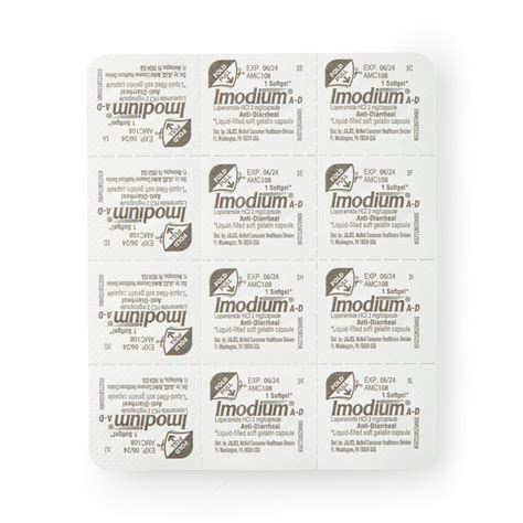 Imodium A D Soft Gel 24ct