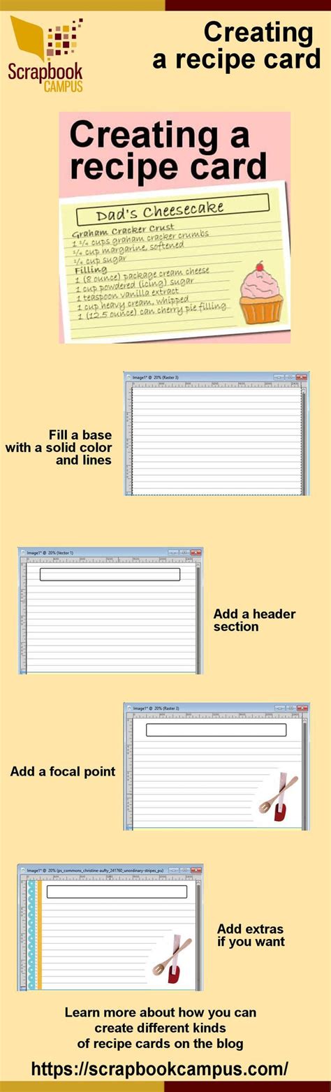 Design Your Own Recipe Cards