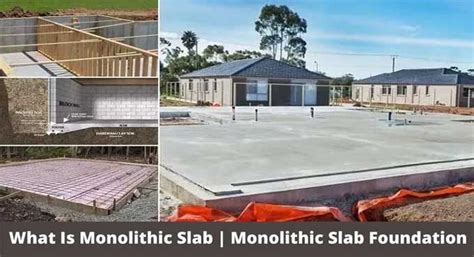 Monolithic Slab Foundation Monolithic Footing Monolithic Construction