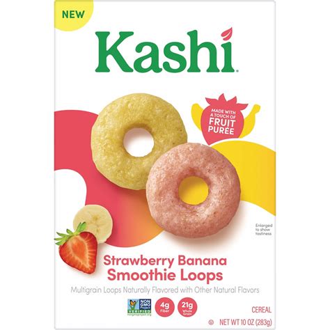 Kashi Strawberry Banana Smoothie Loops 10 Oz Vitacost