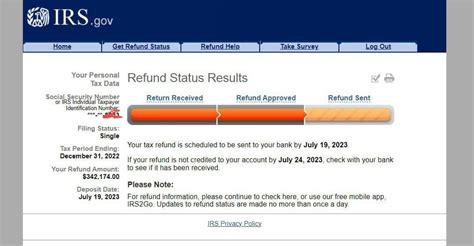 Refund Approved R Irs