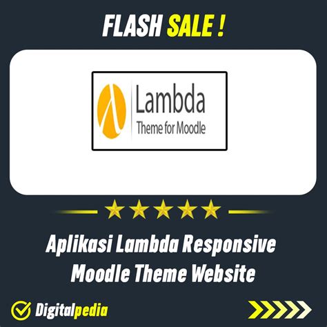 Jual Aplikasi Lambda Responsive Moodle Theme Website Template Original