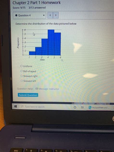 Chapter 2 Part 1 Homework Score 9 75 3 13 Answered • Question 4