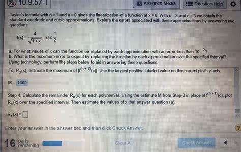 solved 10 9 57 1 assigned media question help taylor s