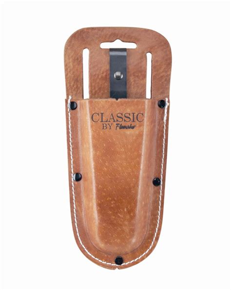 Flexrake Classic Leather Garden Tool Holster Brown 9 In