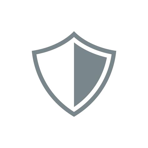 Premium Vector Shield Shape Icon Vector Template