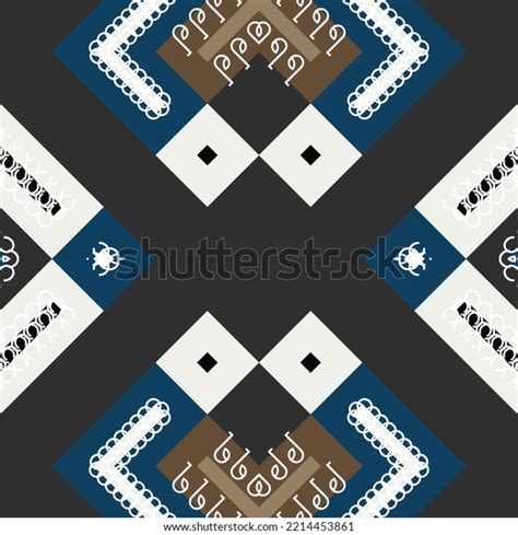 Ethnic Design Drawing Colorful Traditional Patterned Stock Vector Royalty Free 2214453861