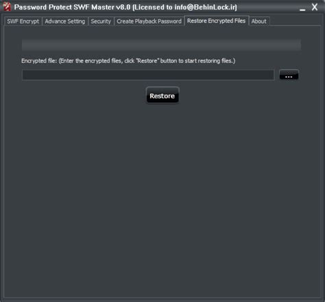 Password Protect Swf Master V80 Behinlock بهین لاک