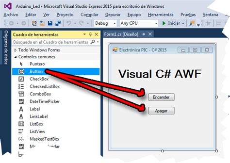 Info Encender y apagar un Led con ARduino y Visual Studio Foros de Electrónica