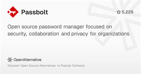 Passbolt Open Source Alternative To 1password Keeper And Lastpass Openalternative