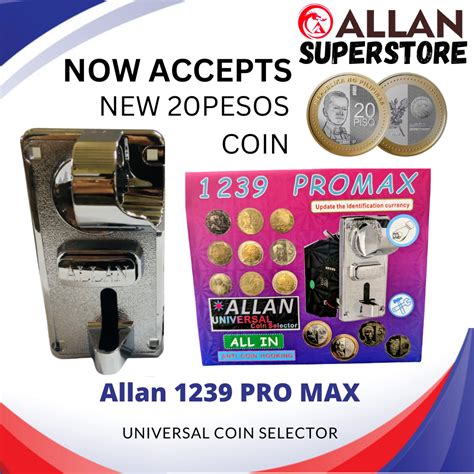 Allan Superstore NEW AND IMPROVE 1239 PRO MAX Universal Coinslot