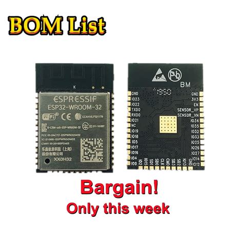 Esp32 Wroom 32 Esp Wroom 32 Esp32 Wroom 32 N4 4mb 8mb 16mb Flash Memory Espressif Original