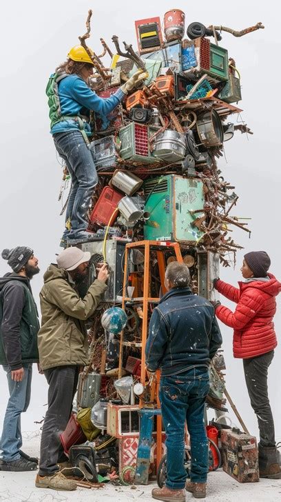 Free Assembling Sculpture Creatively Image Download At Stockcake