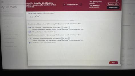 [answered] Find The Relative Maximum And Minimum Values F X Y E 6x² Kunduz