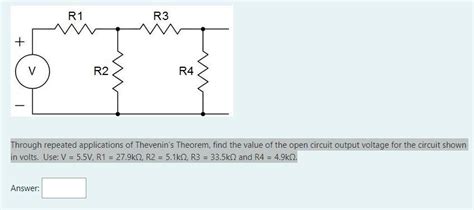 solved through repeated applications of thevenin s theorem