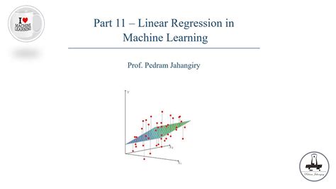 Part 11 Linear Regression Machine Learning Model Youtube