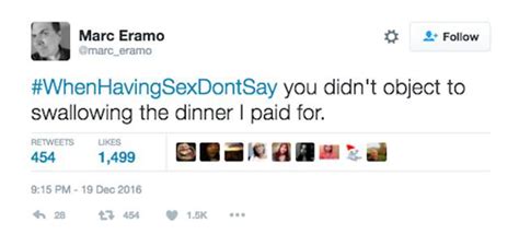 Twitter Users Reveal The Things You Definitely Shouldn T Say During Sex 28 Pics